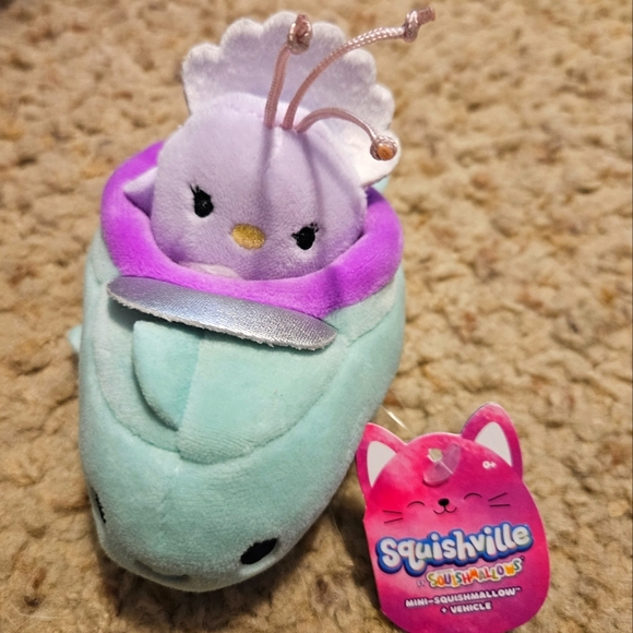 Squishmallows | Toys | Nwt Squishville Mini Squishmallow With Vehicle ...